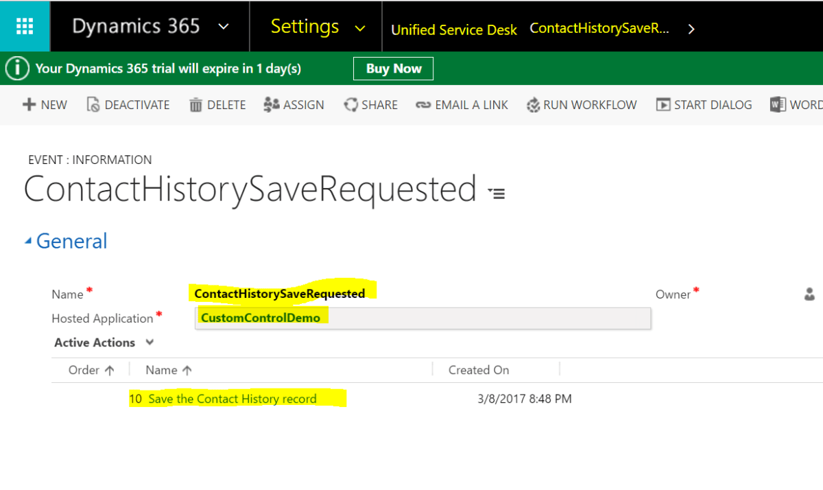 Create Custom Hosted Control – Part 3 (Firing USD Events from C#) – Srikanth Alluri