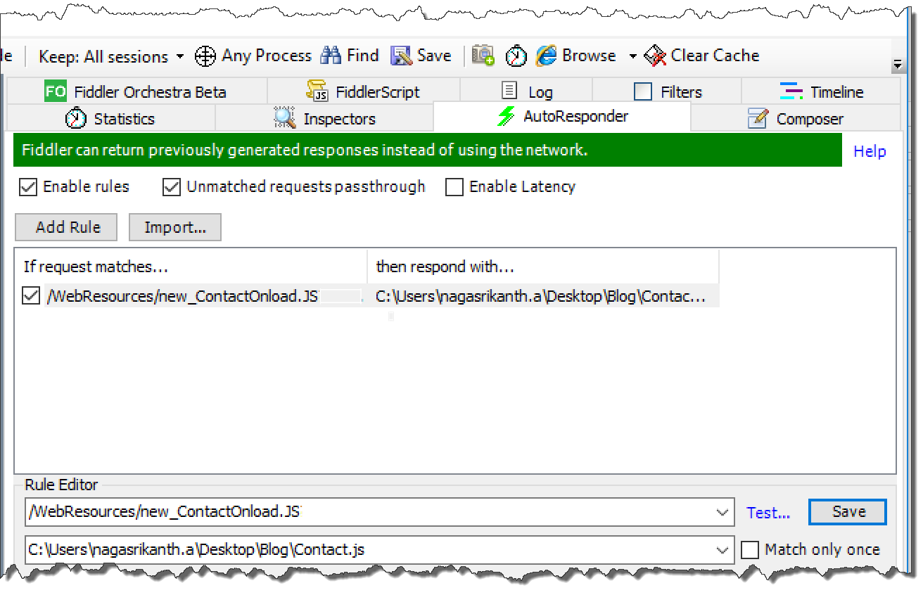 Accelerate CRM web resources development using Fiddler – Srikanth Alluri